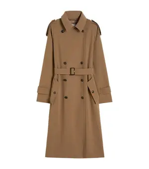 Max Mara Virgin Wool Trench Coat