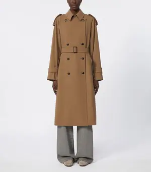Max Mara Virgin Wool Trench Coat