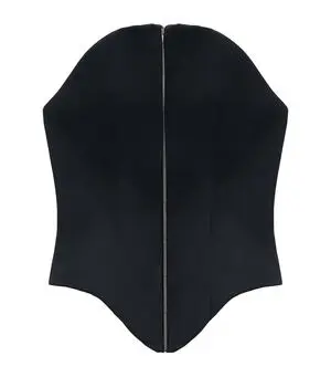 Alexander McQueen Wool Corset Top