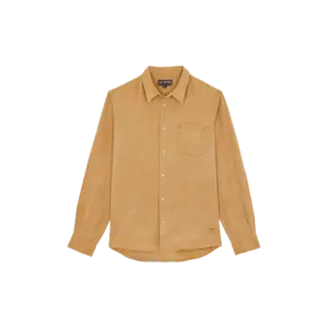 Vilebrequin Linen Shirt Natural Dye Shirt Caroubis Brown