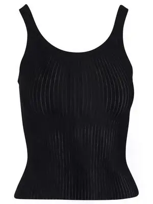NILI LOTAN Ribbed Tank Top