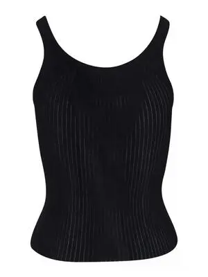 NILI LOTAN Ribbed Tank Top