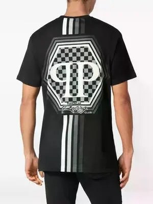 Philipp Plein Stripes Hexagon T-shirt