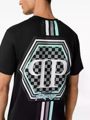 Philipp Plein Stripes Hexagon T-shirt
