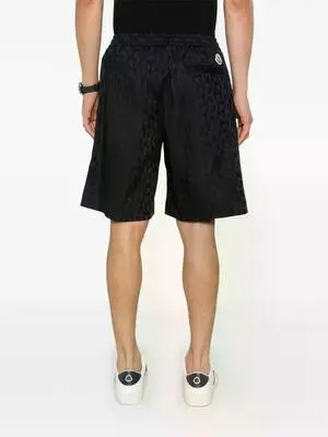 Moncler Monogram-jacquard Shorts