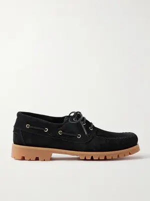 VINNY'S Aztec Suede Boat Shoes