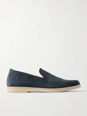 Rubinacci Mod Mare Suede Loafers