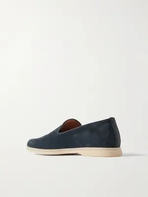 Rubinacci Mod Mare Suede Loafers