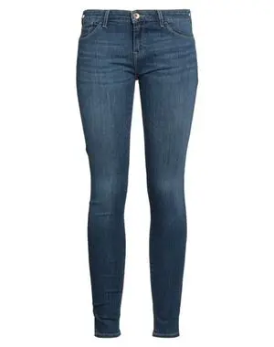 Emporio Armani Skinny Jeans In Cotton Blend - Blue