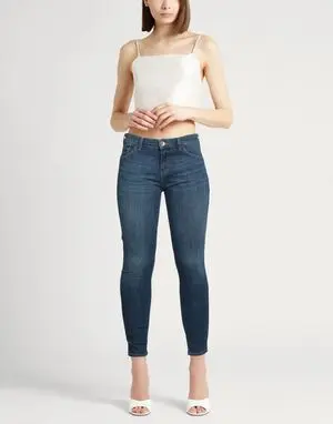 Emporio Armani Skinny Jeans In Cotton Blend - Blue