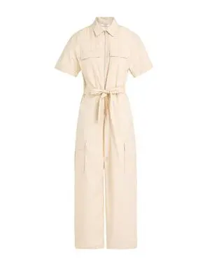 Peserico Solid Jumpsuit - Beige