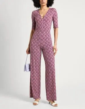 SIYU Geometric-print Stretch Jumpsuit