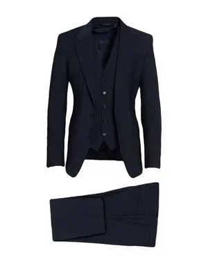 Dolce & Gabbana Suit Midnight Size Wool, Polyester, Eco Polyester - Blue