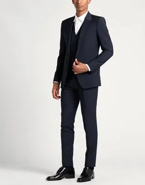 Dolce & Gabbana Suit Midnight Size Wool, Polyester, Eco Polyester - Blue