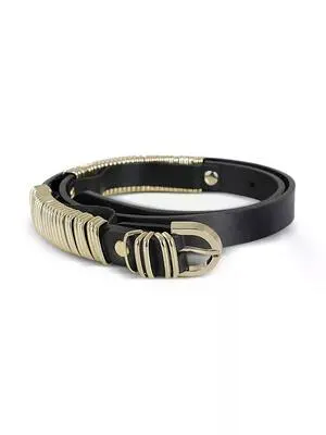 Federica Tosi Link-embellished Leather Belt