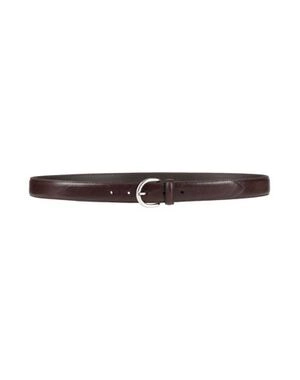 Boglioli BOGLIOLI Leather Belt Chocolate Brown