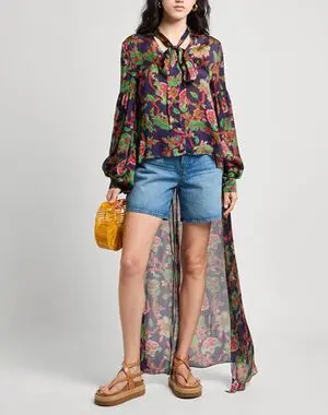 Givenchy Floral-print Silk Blouse