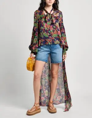 Givenchy Floral-print Silk Blouse