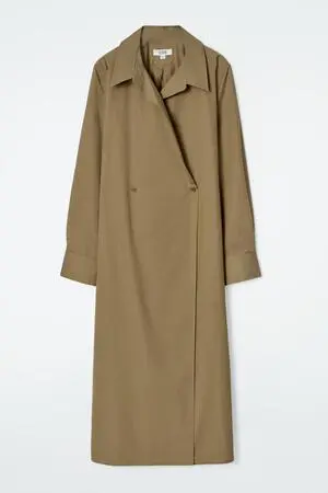 Cos Double-breasted Midi Shirt Dress