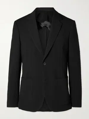 Mr P. Wool-blend Seersucker Blazer