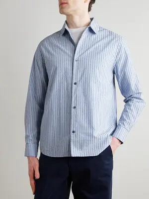 Mr P. Striped Cotton-blend Shirt