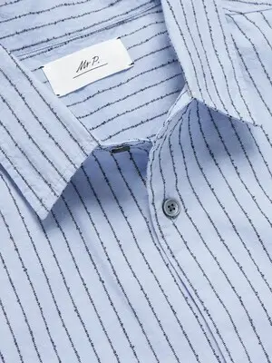Mr P. Striped Cotton-blend Shirt