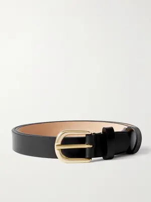 Mr P. 2.5cm Leather Belt - Black