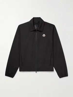 Moncler Evandro Logo-appliquéd Shell Jacket - Black