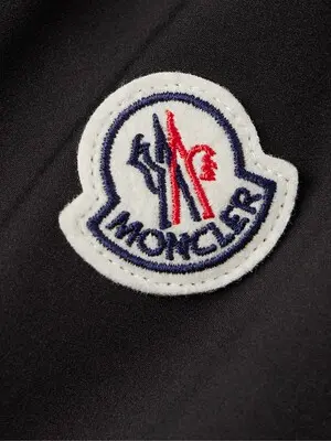 Moncler Evandro Logo-appliquéd Shell Jacket - Black