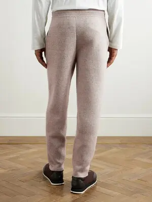 Loro Piana Tapered Linen And Cashmere-blend Sweatpants
