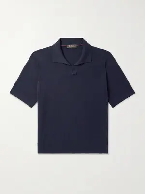 Loro Piana Ribbed Polos For Men