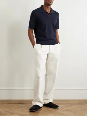 Loro Piana Wish® Wool Polo Shirt