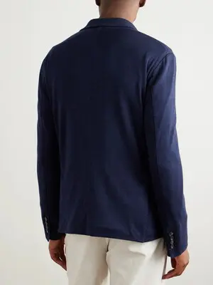 Loro Piana Cashmere And Silk-blend Blazer - Blue
