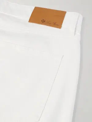 Loro Piana Slim-fit Straight-leg Jeans - White