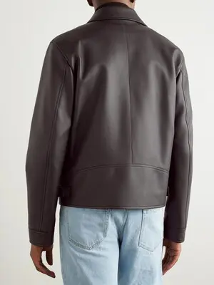 Loro Piana Gail Full-grain Leather Jacket