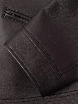 Loro Piana Gail Full-grain Leather Jacket