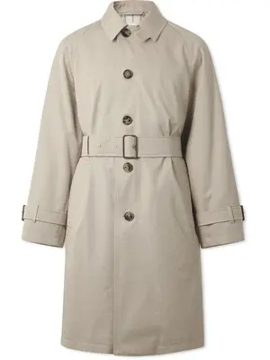 Burberry Belted Cotton-gabardine Trench Coat