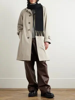Burberry Belted Cotton-gabardine Trench Coat