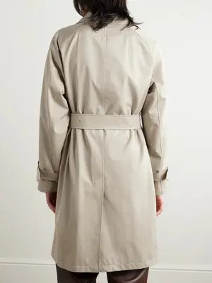 Burberry Belted Cotton-gabardine Trench Coat