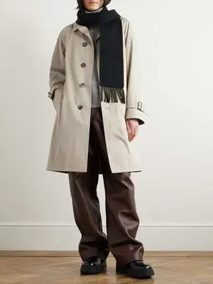 Burberry Belted Cotton-gabardine Trench Coat