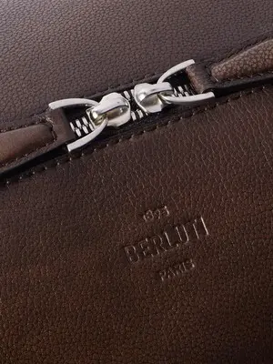 Berluti Toujours Scritto Venezia Leather Messenger Bag