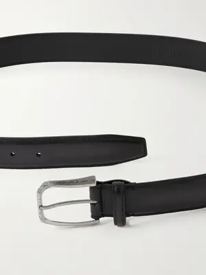 Berluti 3.5cm Scritto Venezia Leather Belt