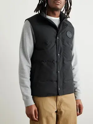 Canada Goose Garson Quilted Shell Down Gilet - Black