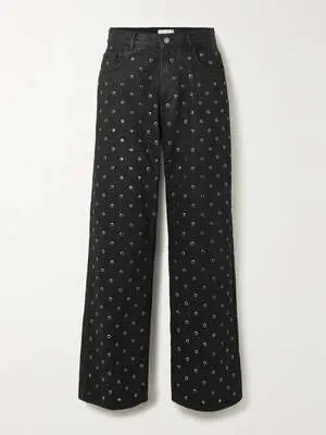 HAIKURE Bonnie Embellished Straight-leg Jeans