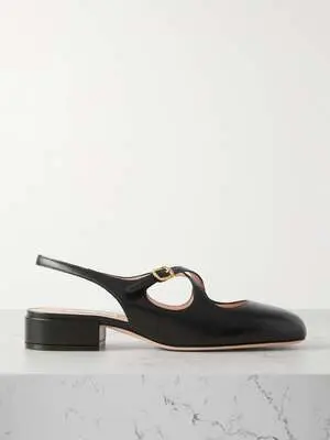Bally Blariska Leather Slingback Pumps - Black