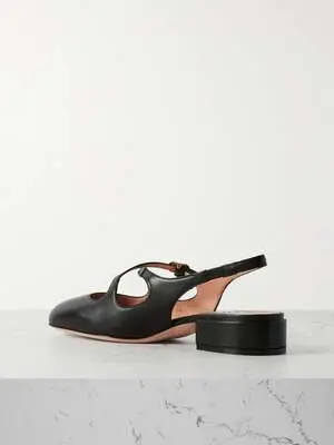 Bally Blariska Leather Slingback Pumps - Black