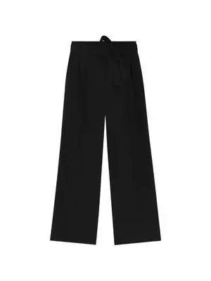 BOSS Creased Tailored Trousers - Black