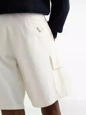 Prada Triangle-logo Shorts