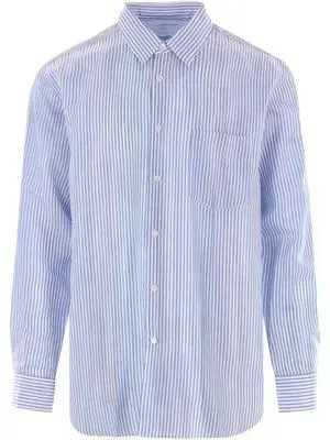 Comme Des Garçons Striped Shirt - Blue