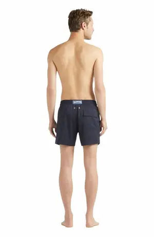 Vilebrequin Dad And Son Stretch Swim Shorts - Bleu Marine